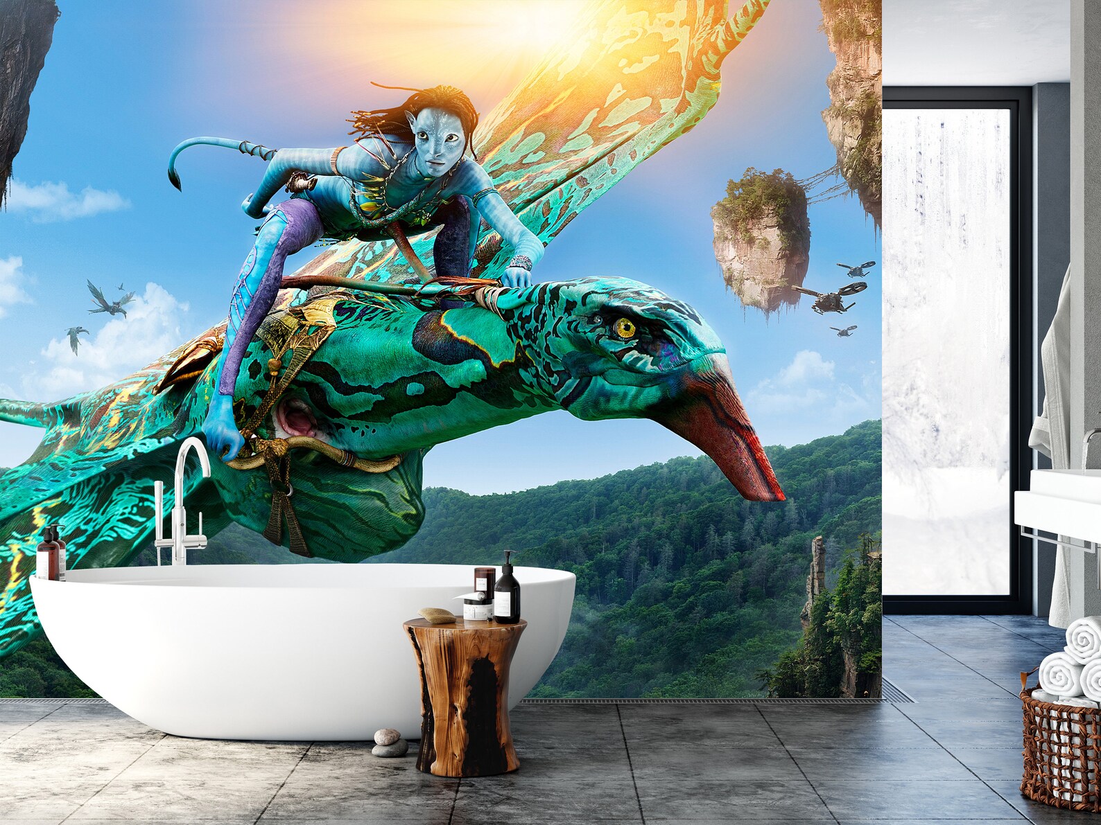 Scene from Avatar world wallpaper Self Adhesive Wall | Etsy