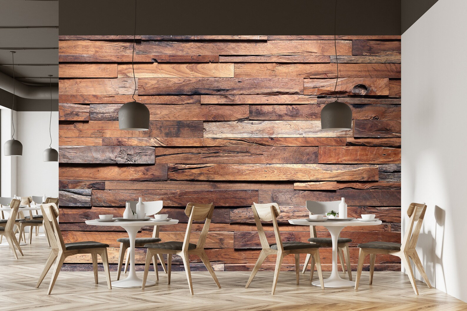 Decorative Wood Planks Wall Mural Wallpaper Self Adhesive - Etsy