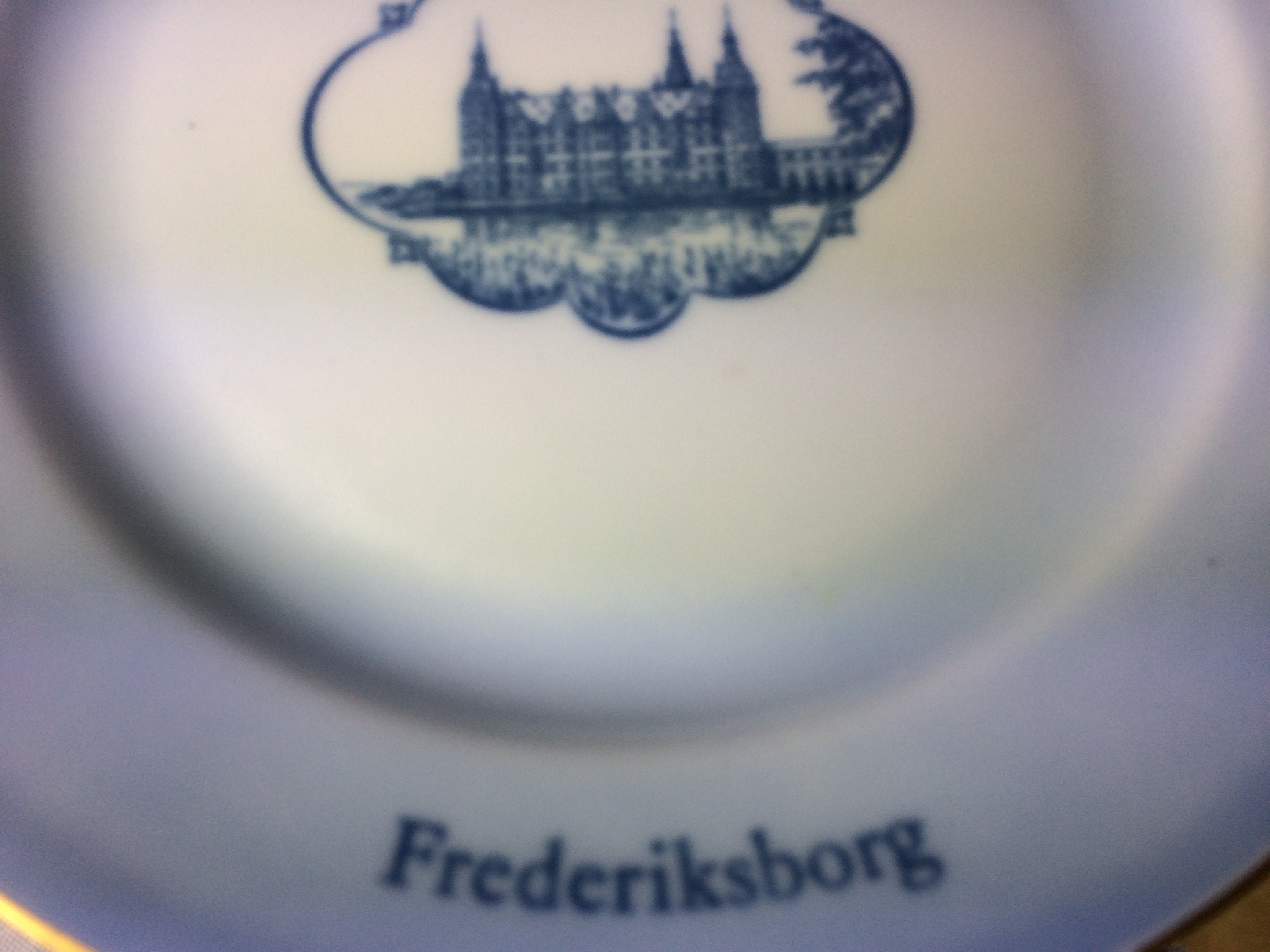 Vintage B&G Copenhagen Porcelain Made in Denmark Plate Castle - Etsy