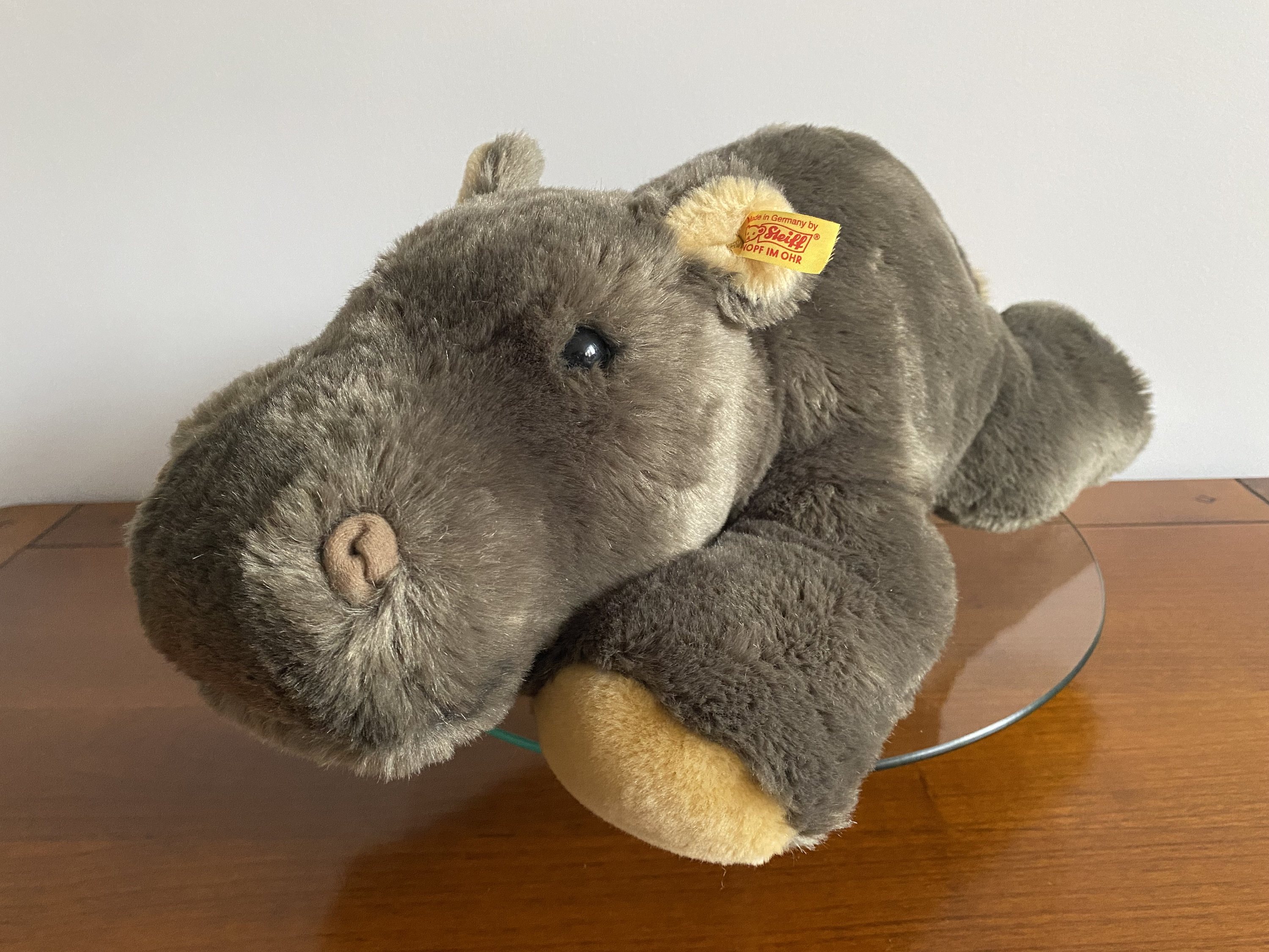 Hippo Steiff 085499 Toy Stuffed Animal Large Hippopotamus - Etsy