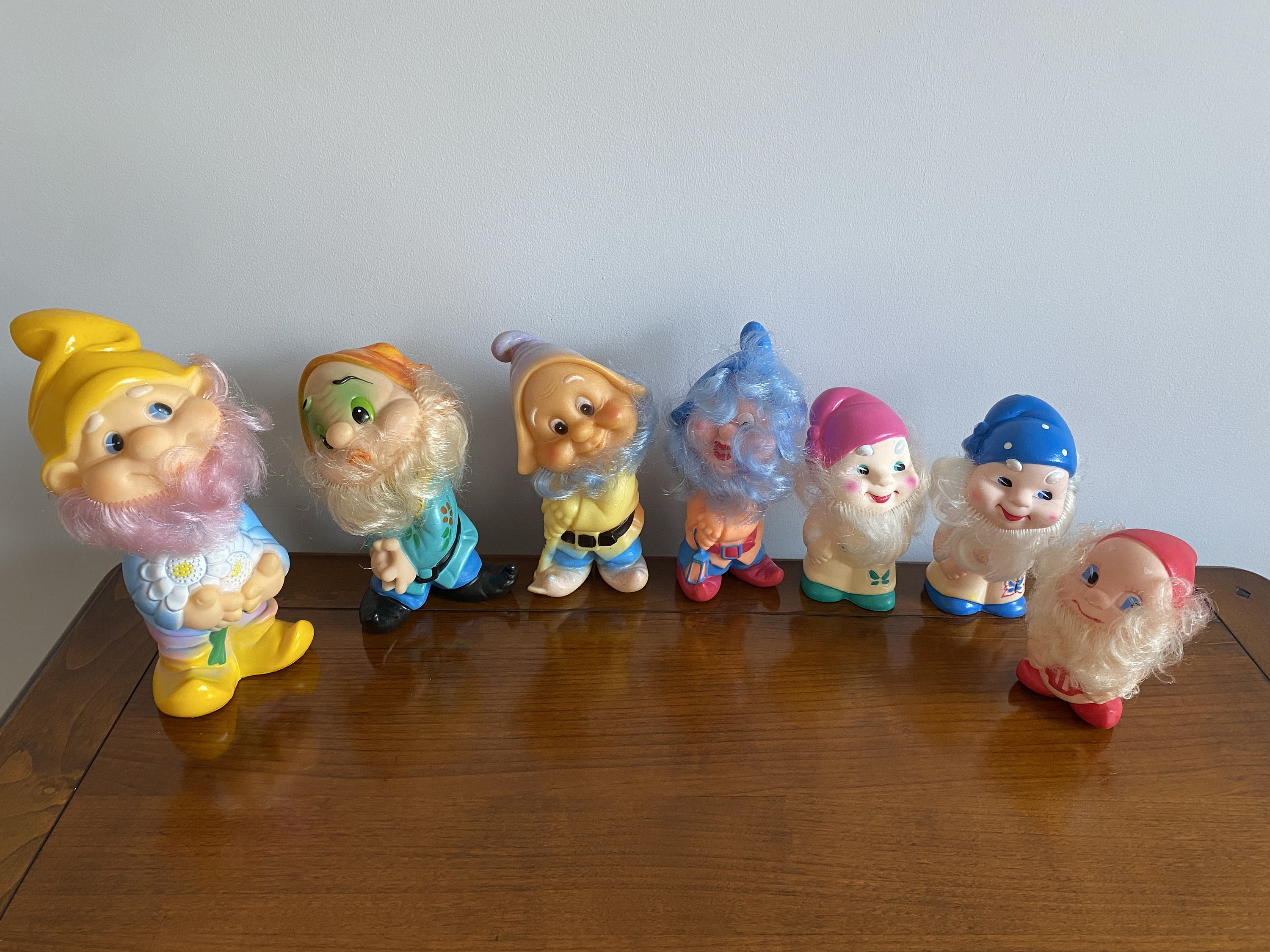 Set of 8 Soviet Rubber Toys Gnome Dwarf Leprechaun Vintage - Etsy