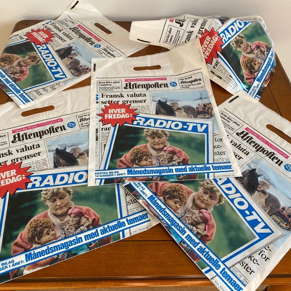 Newspaper Carrier Bags - Etsy