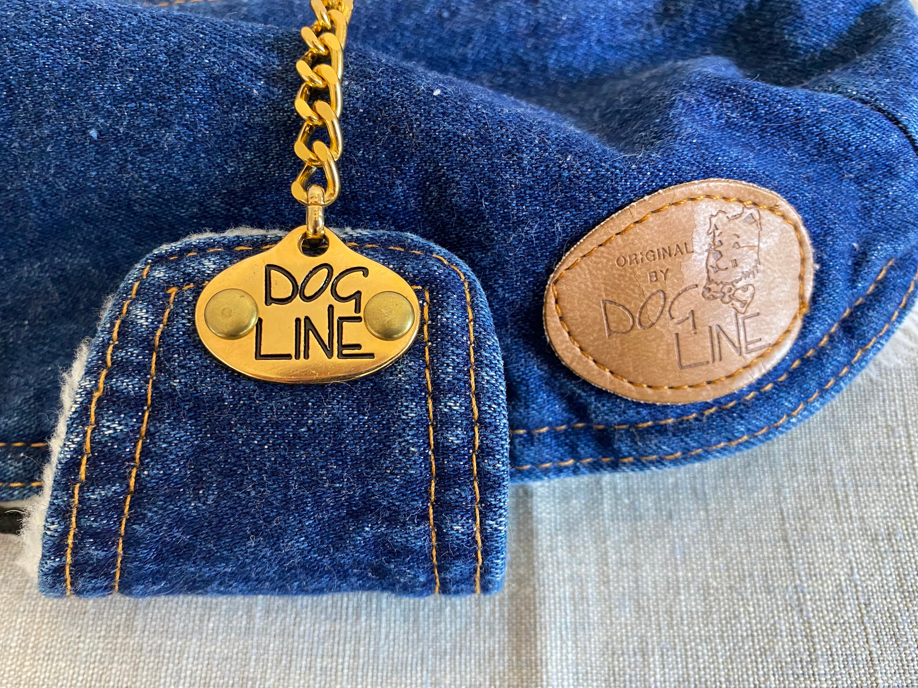 Dog Jean Jacket Made in Italy dog Line Original by Dog Line Pet Denim ...