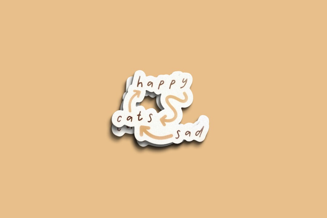 CATS- Mental Health Awareness Sticker - Etsy