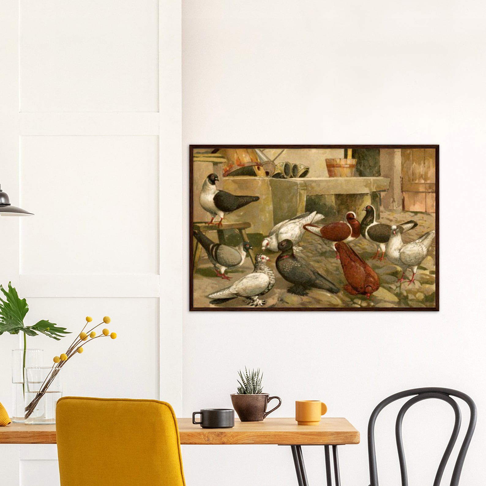 Pigeon Poster Trumpeter Pigeons Russian Trumpeter Pigeon | Etsy