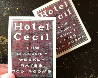 Hotel Cecil | Etsy