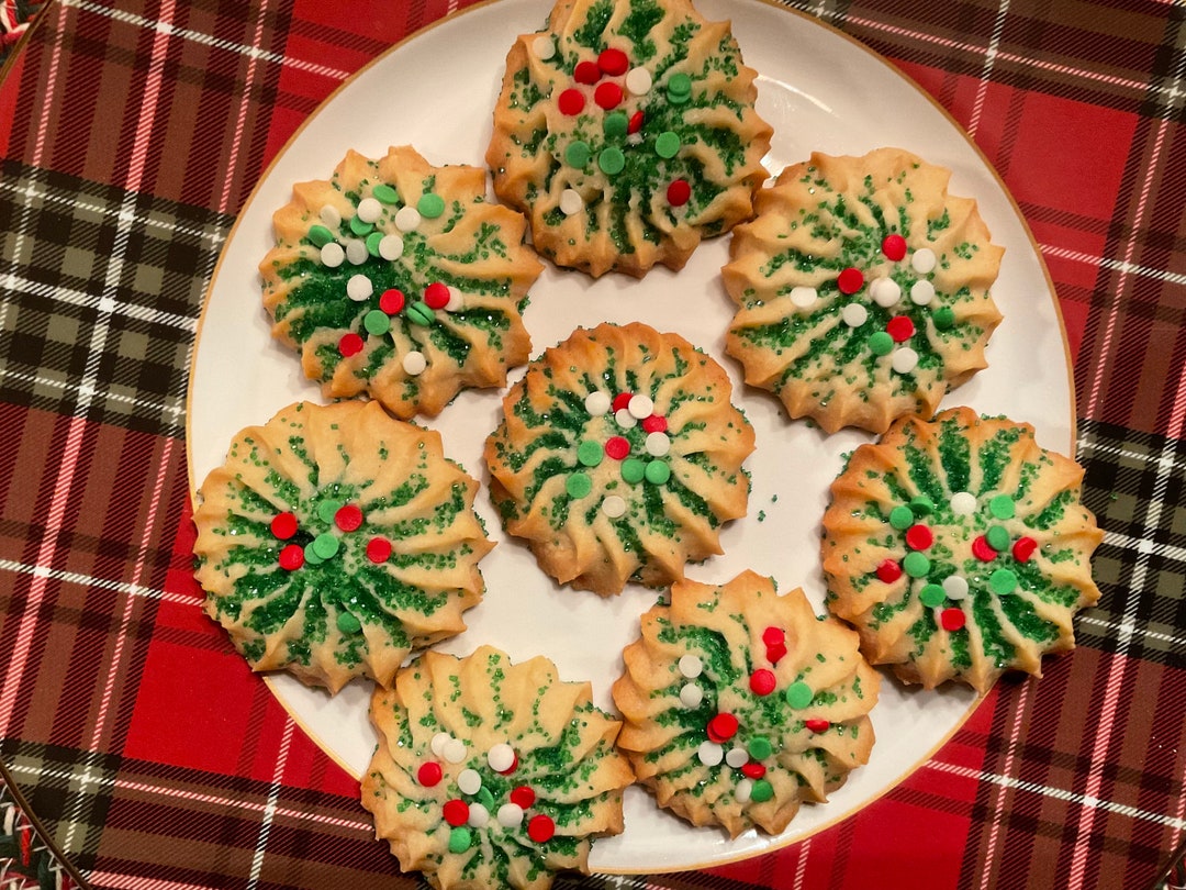 Italian Spritz Cookies 48 Assorted Cookies Great Christmas - Etsy