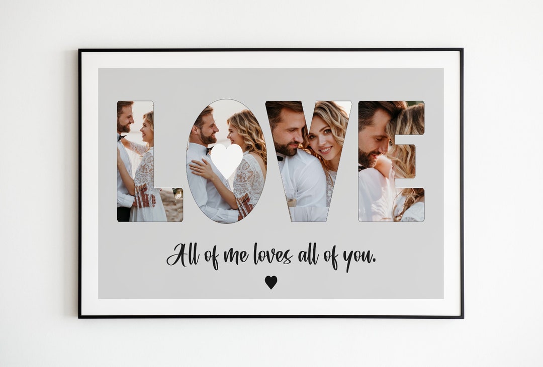 Personalized Photo Gift Poster for Women and Men Photo Poster - Etsy