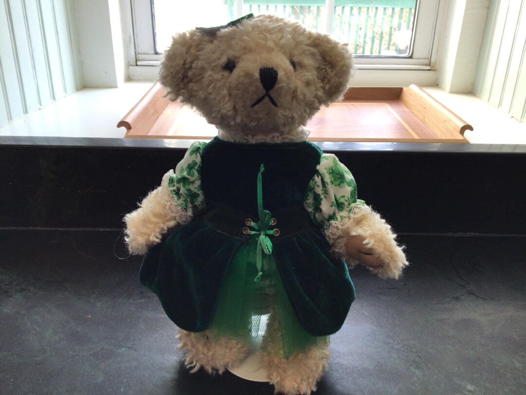 Vintage International Bears Irish Lass Plush - Etsy