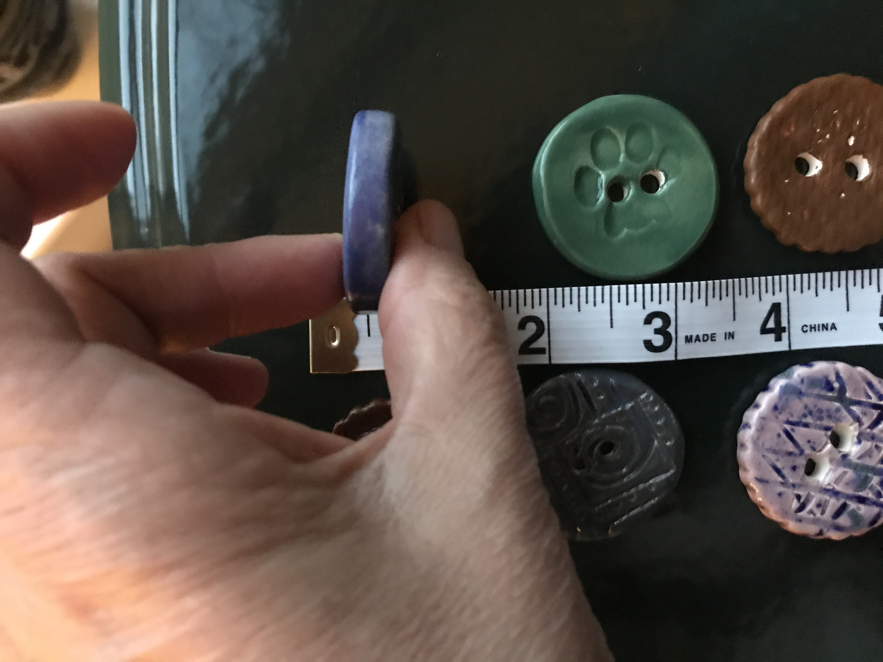 Mixed Lot of 6 Round Ceramic Double Sided Buttons - Etsy