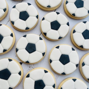 Football/ Sports / Football Theme Personalised Fondant Iced Sugar ...