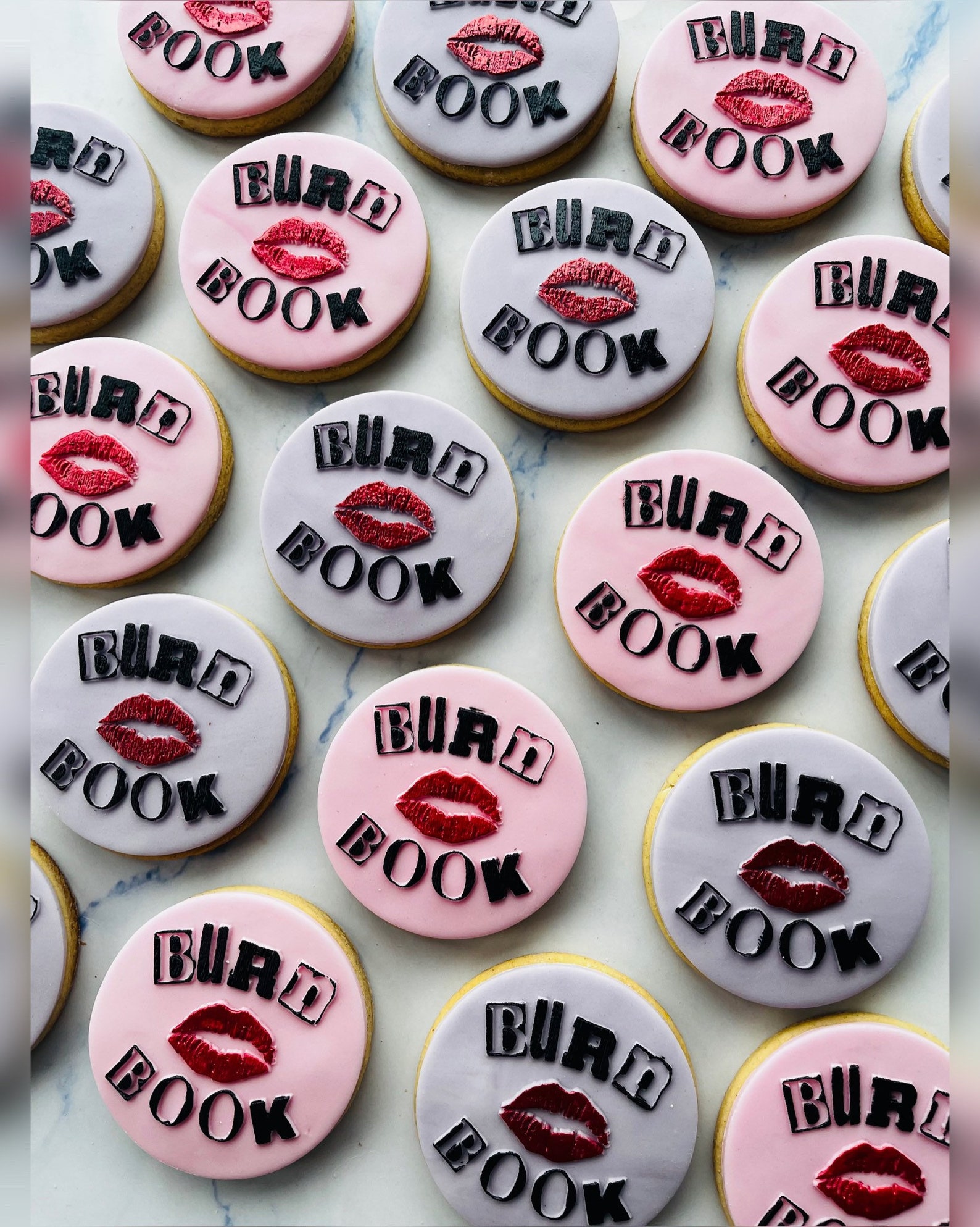 Mean Girls Style Burn Book Iced Sugar Cookies/ Cookie Favours - Etsy UK
