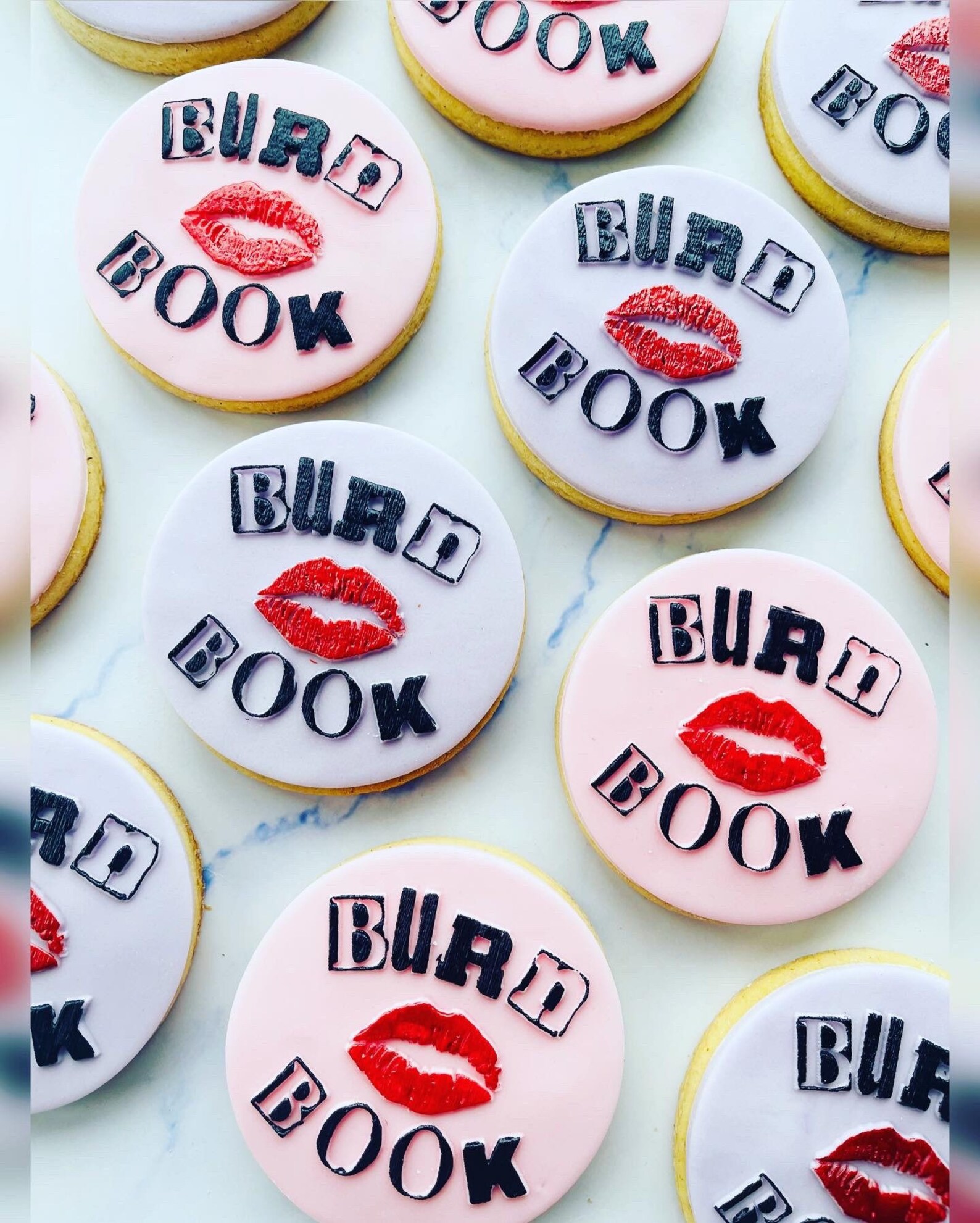 Mean Girls Style Burn Book Iced Sugar Cookies/ Cookie Favours - Etsy UK