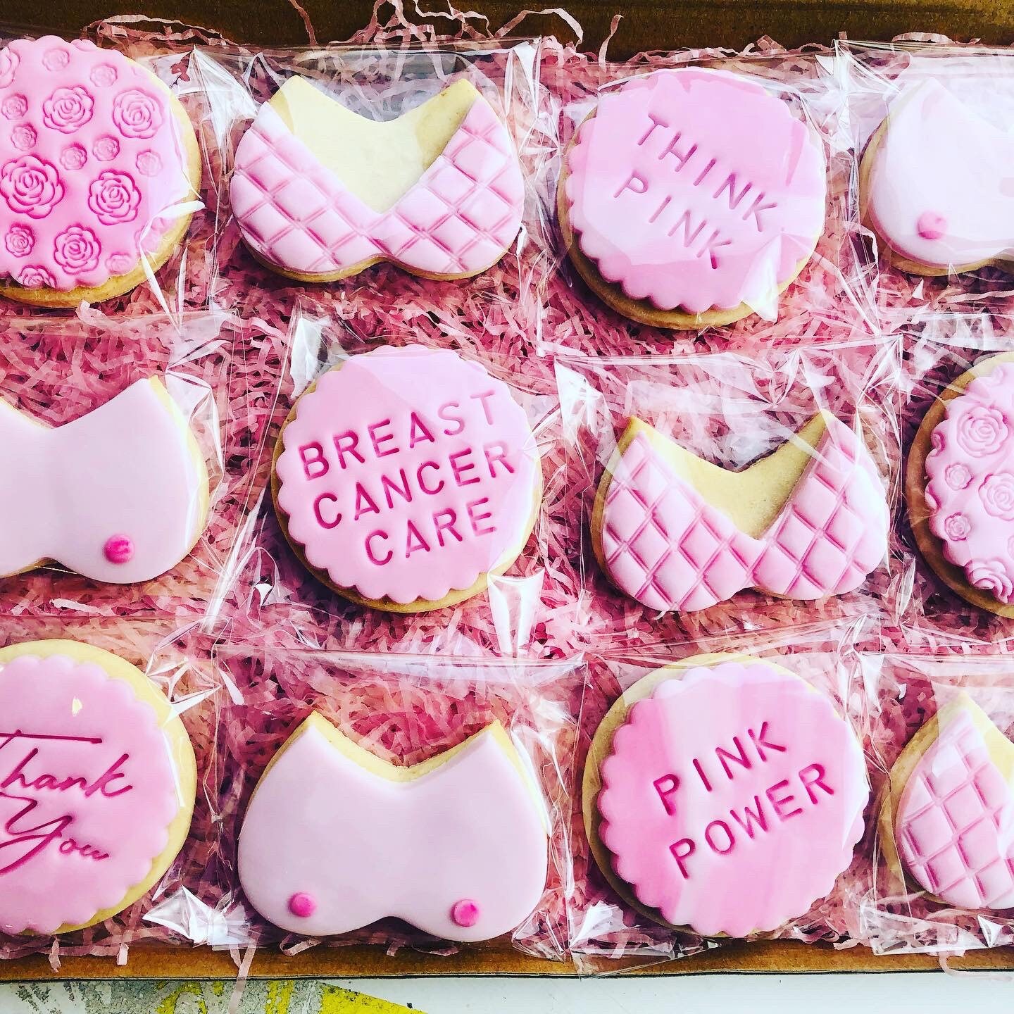 Boob Job/ Boob/ Breast Cancer Awareness Cookies - Etsy UK