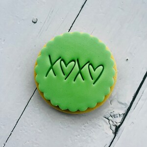 Individual Fondant Iced Sugar Cookie Stamped Message Biscuit - Etsy UK