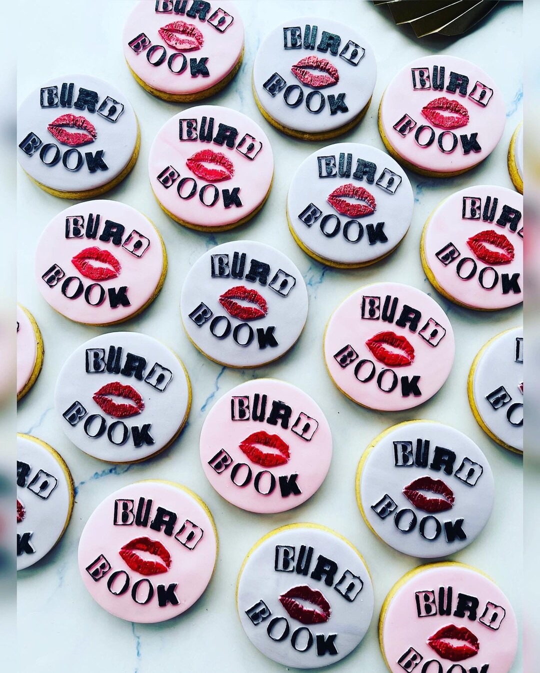 Mean Girls Style Burn Book Iced Sugar Cookies/ Cookie Favours - Etsy UK