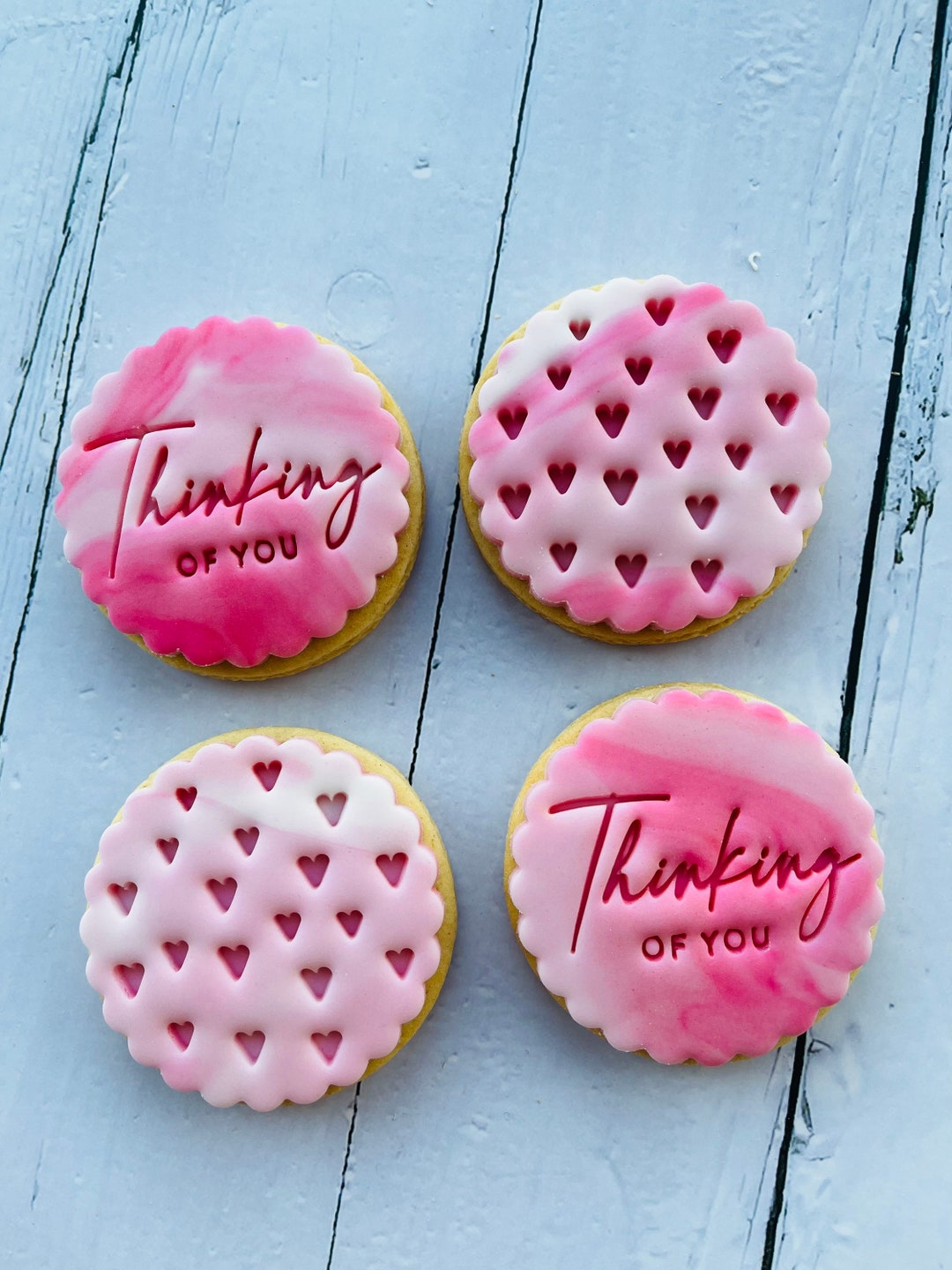 Thinking of You Letterbox Biscuit Box Gift - Etsy UK