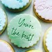 Individual Fondant Iced Sugar Cookie Stamped Message Biscuit - Etsy UK
