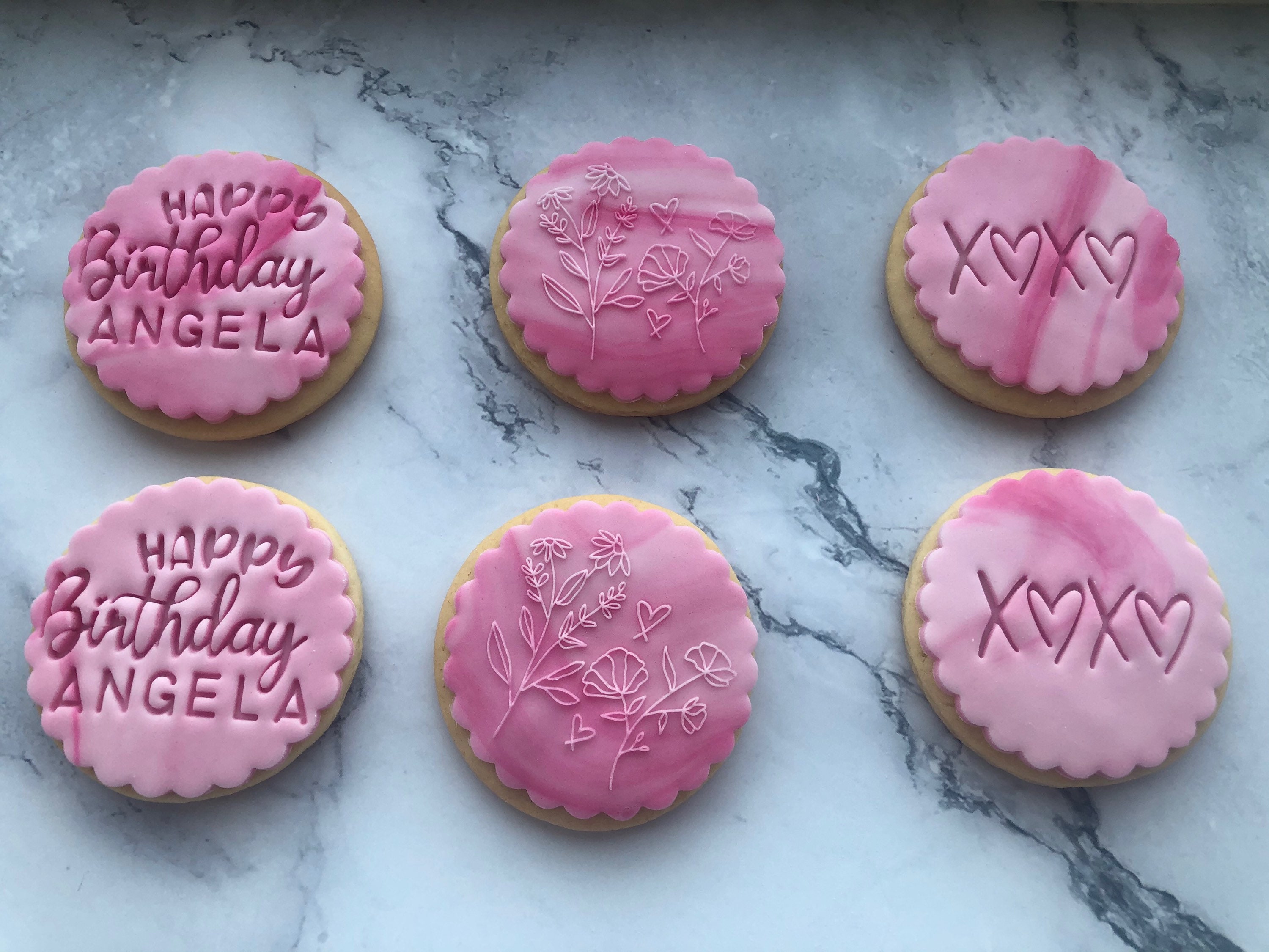 Personalised Birthday Postal Letterbox Biscuit Box - Etsy UK