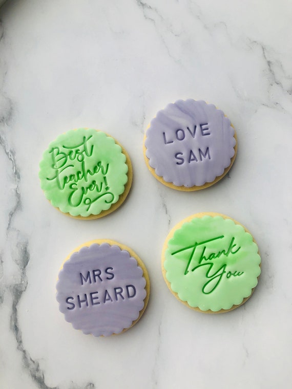 Thank You Teacher Letterbox Biscuit Box Gift - Etsy UK