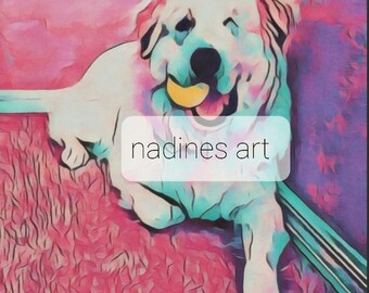 Wall Eyed Dog - Etsy