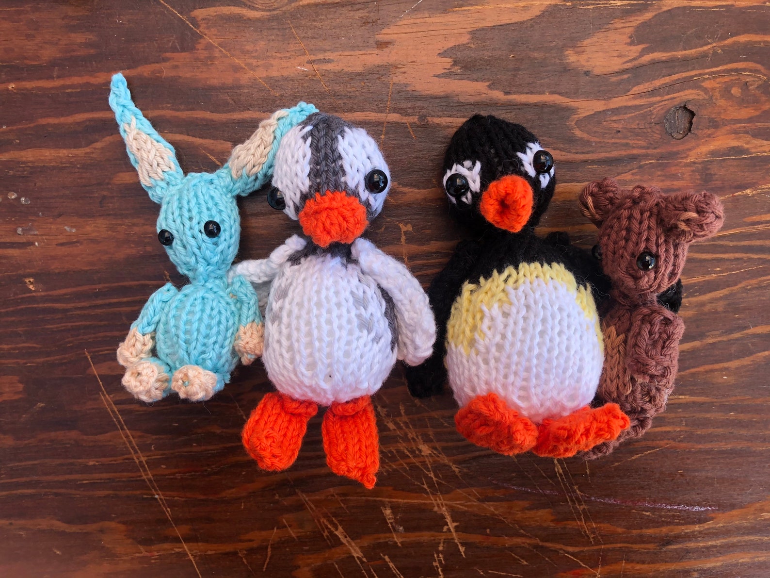 Pingu Pinga and Robby the Seal Mini Creatures with Teddy | Etsy