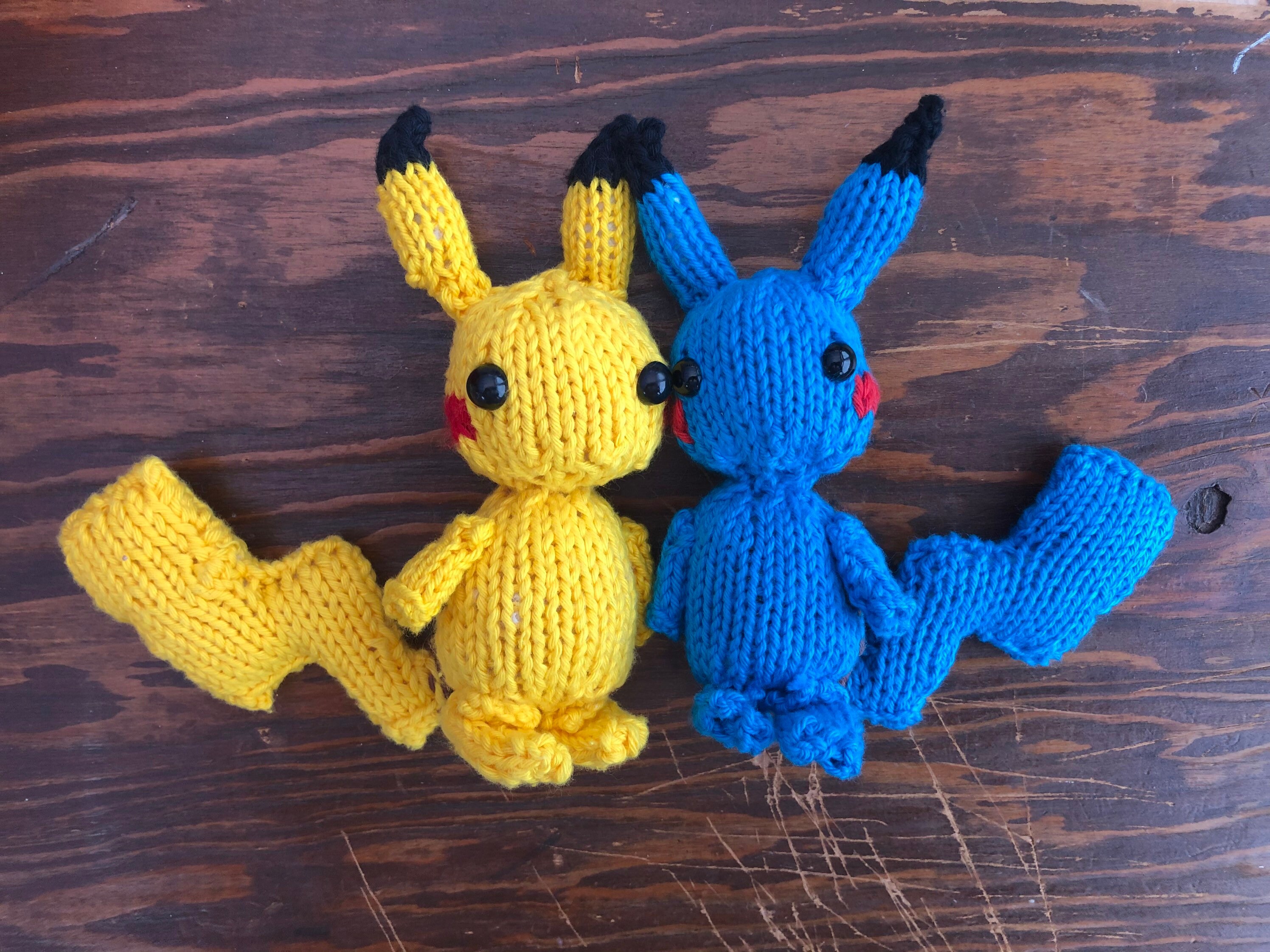 Pikachu and Pichu Pokémon Mini Creature Fan Art - Etsy