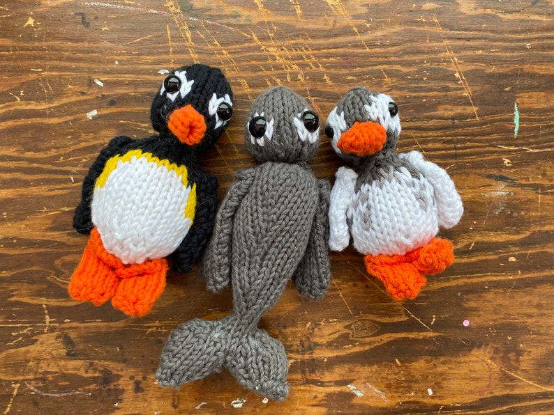 Pingu Pinga and Robby the Seal Mini Creature Toys - Etsy
