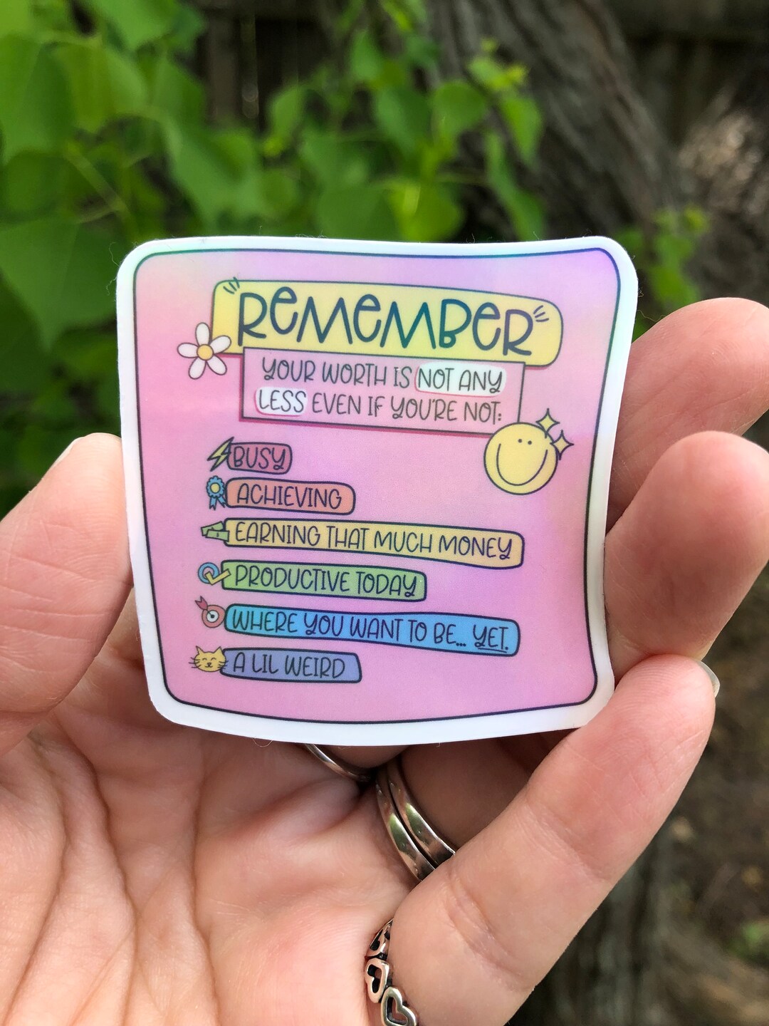 Remember Your Worth Sticker | Motivational Sticker | Worthy Sticker ...