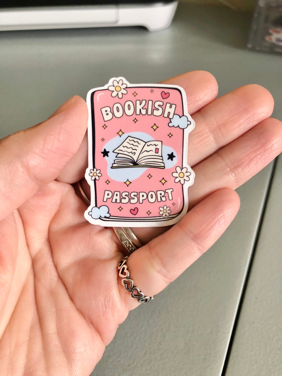 Bookish Sticker | Bookish Passport Sticker | Book Worm Sticker ...