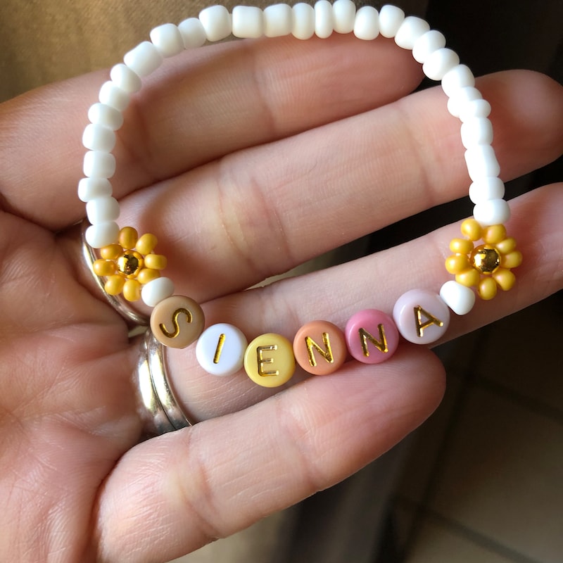 Girls Bead Bracelet - Etsy