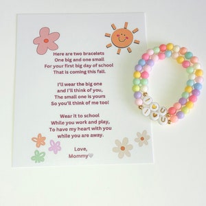 First Day of School Bracelets | First Day of School Matching Bracelets ...