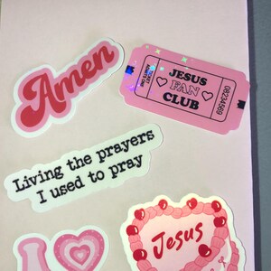 Jesus Sticker Pack | Jesus Stickers | Christian Stickers | Faith Based ...