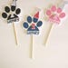 Pet Cake Topper | Paw Print Cake Topper | Cat Cake Topper | Dog Cake ...