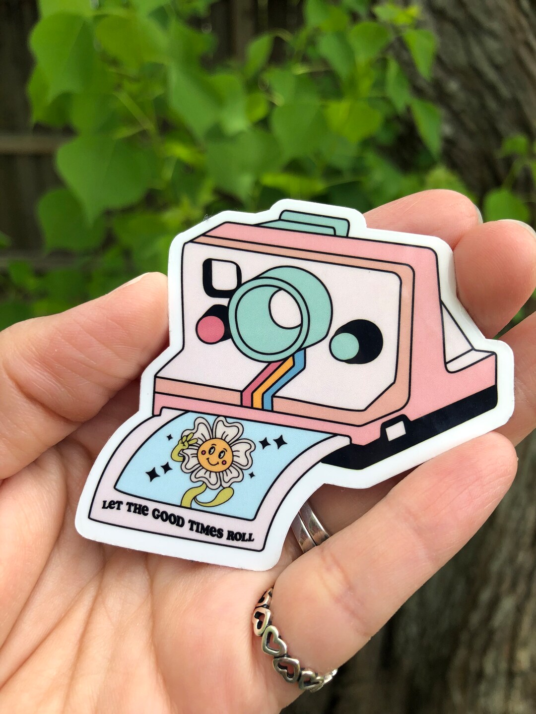 Let the Good Times Roll Camera Sticker | Motivational Waterproof ...
