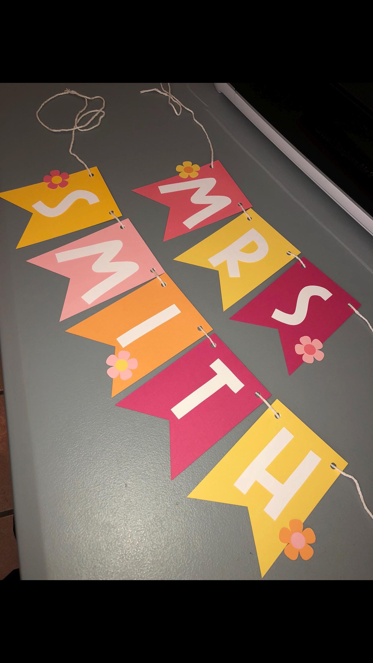 Custom Name Banner | Custom Word Banner | Teacher Classroom Banner ...