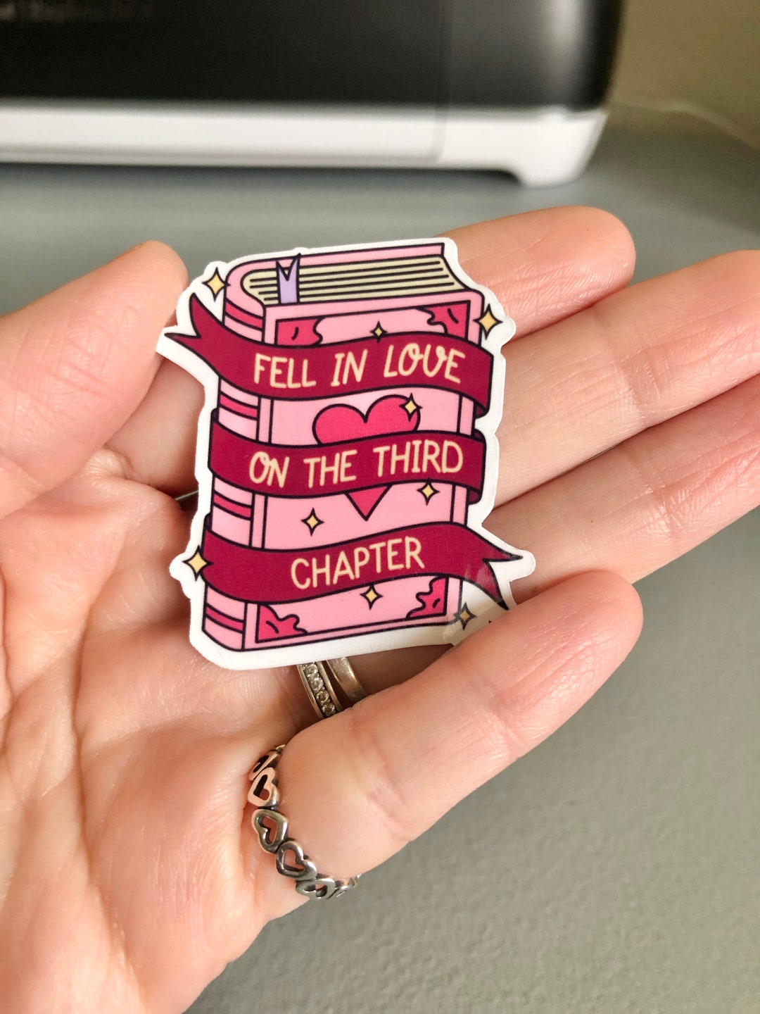 Bookish Sticker | Bookish Gift | Romance Reader Sticker | Cute Bookish ...