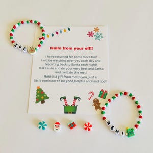 Elf Bracelet | Welcome Elf Bracelet | Letter From Elf With Bracelet ...