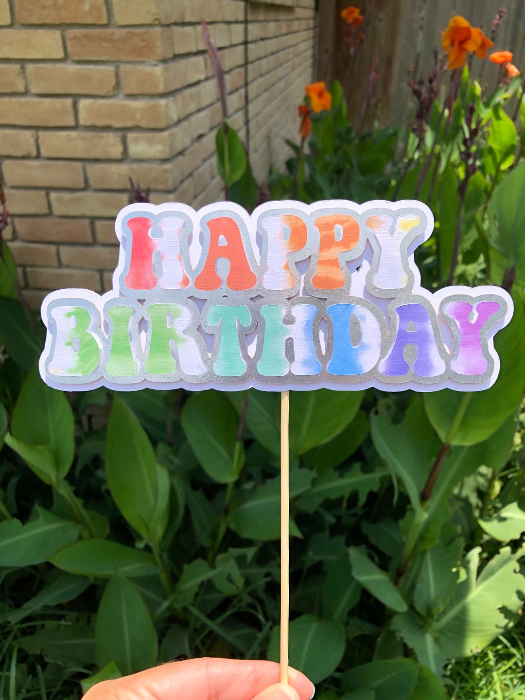 Tie Dye Cake Topper | Retro Cake Topper | Groovy Cake Topper - Etsy Tie Dye Cake Topper | Retro Cake Topper | Groovy Cake Topper - Etsy