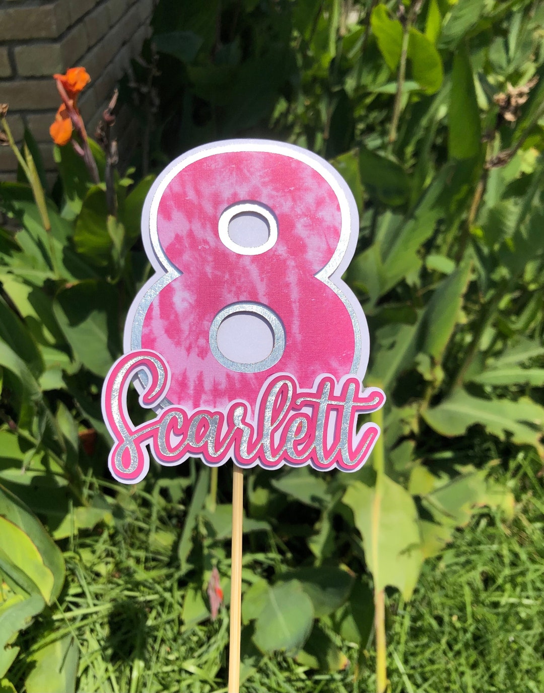 Tie Dye Cake Topper | Retro Cake Topper | Groovy Cake Topper | Tie Dye ...