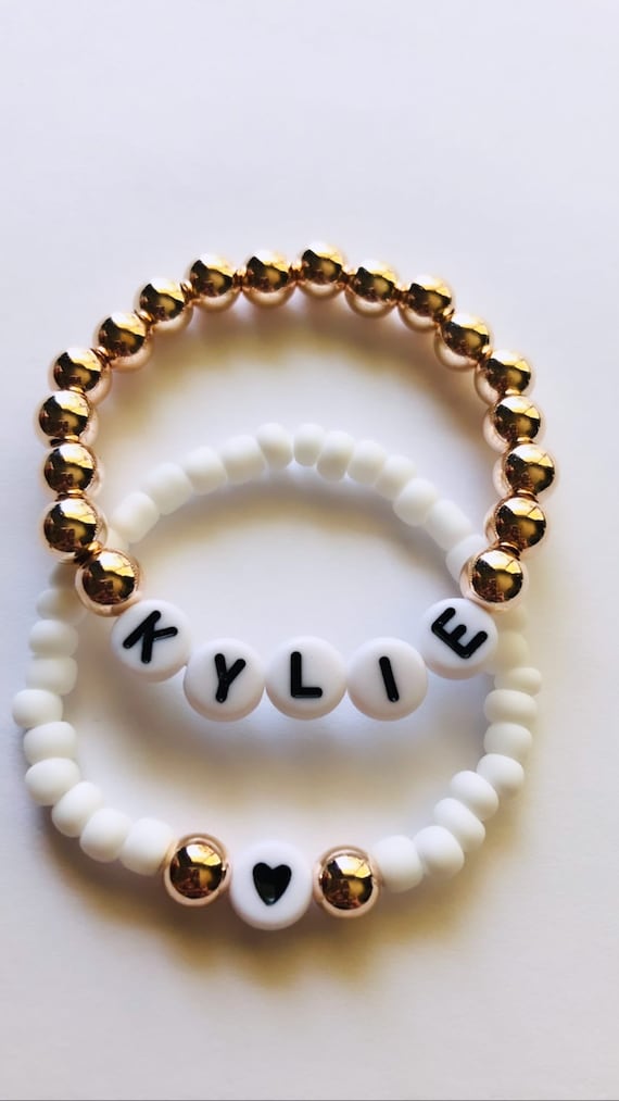 Little Girls Stack Bracelet Set Kids Stack Bracelet Set | Etsy