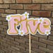 Five Cake Topper | Fifth Cake Topper | 5 Cake Topper | Fifth Birthday ...