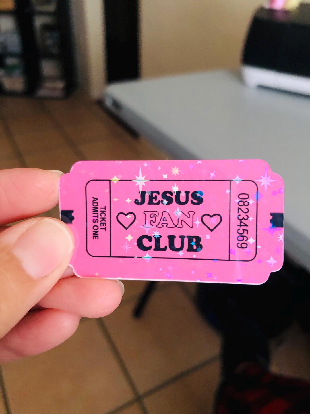 Jesus Fan Club Sticker | Jesus Sticker | Religious Sticker | Faith ...