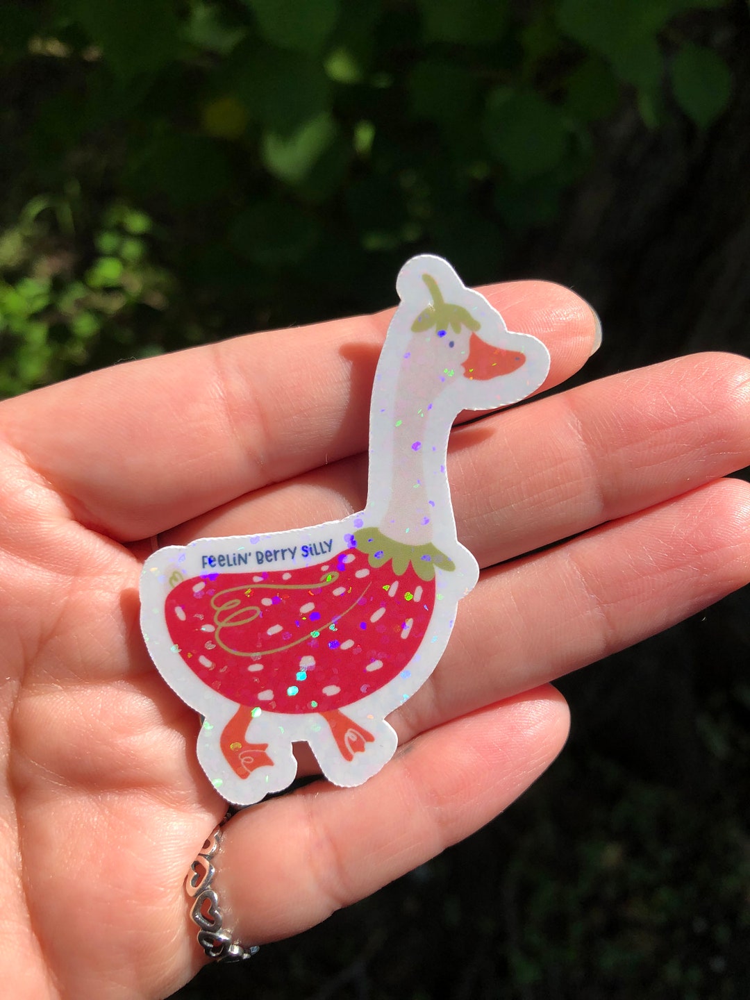 Feelin Berry Silly Sticker | Silly Goose Sticker | Waterproof Sticker ...