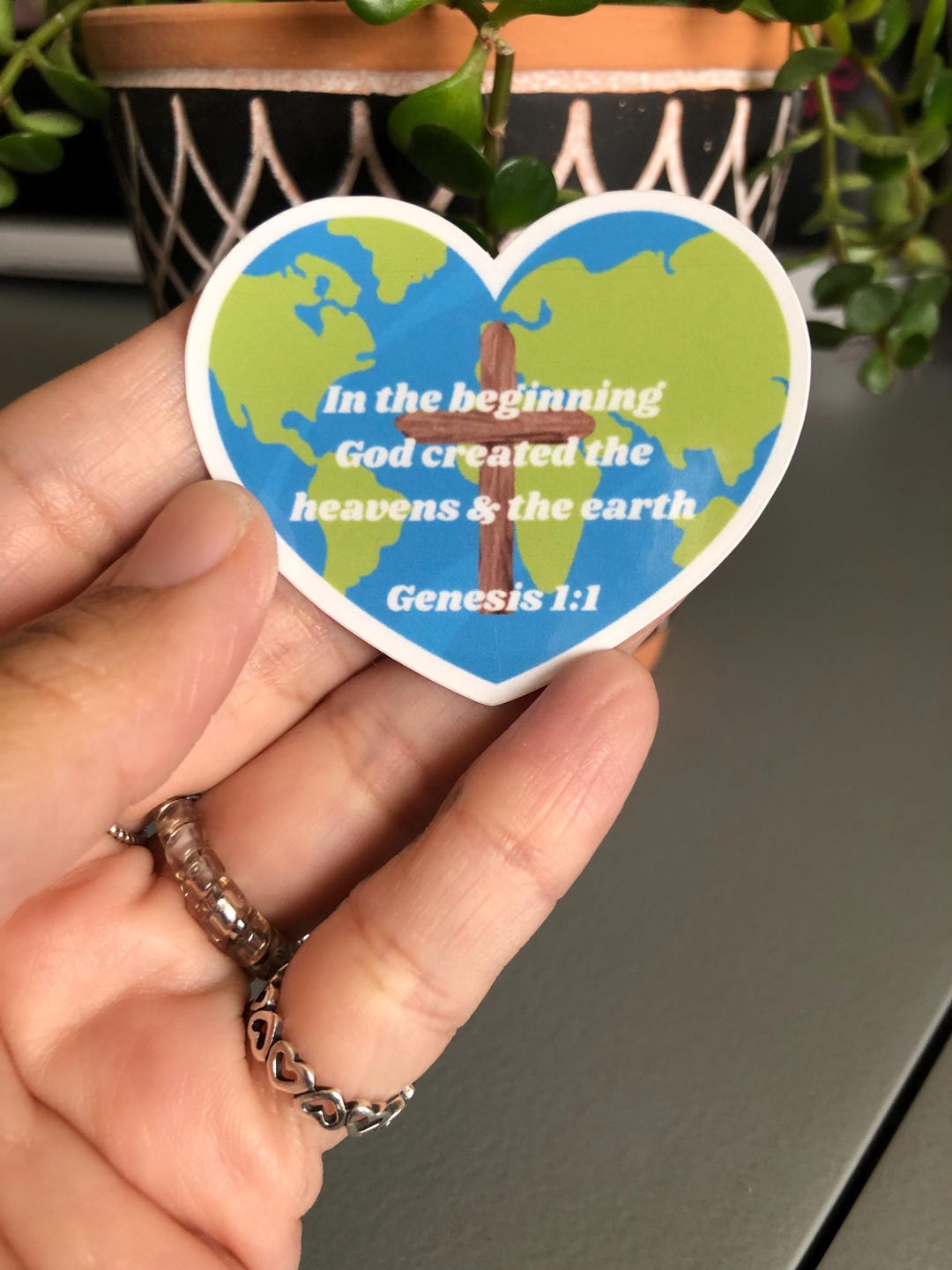 Jesus Sticker | Jesus Heart Sticker | Christian Sticker | Faith Based ...