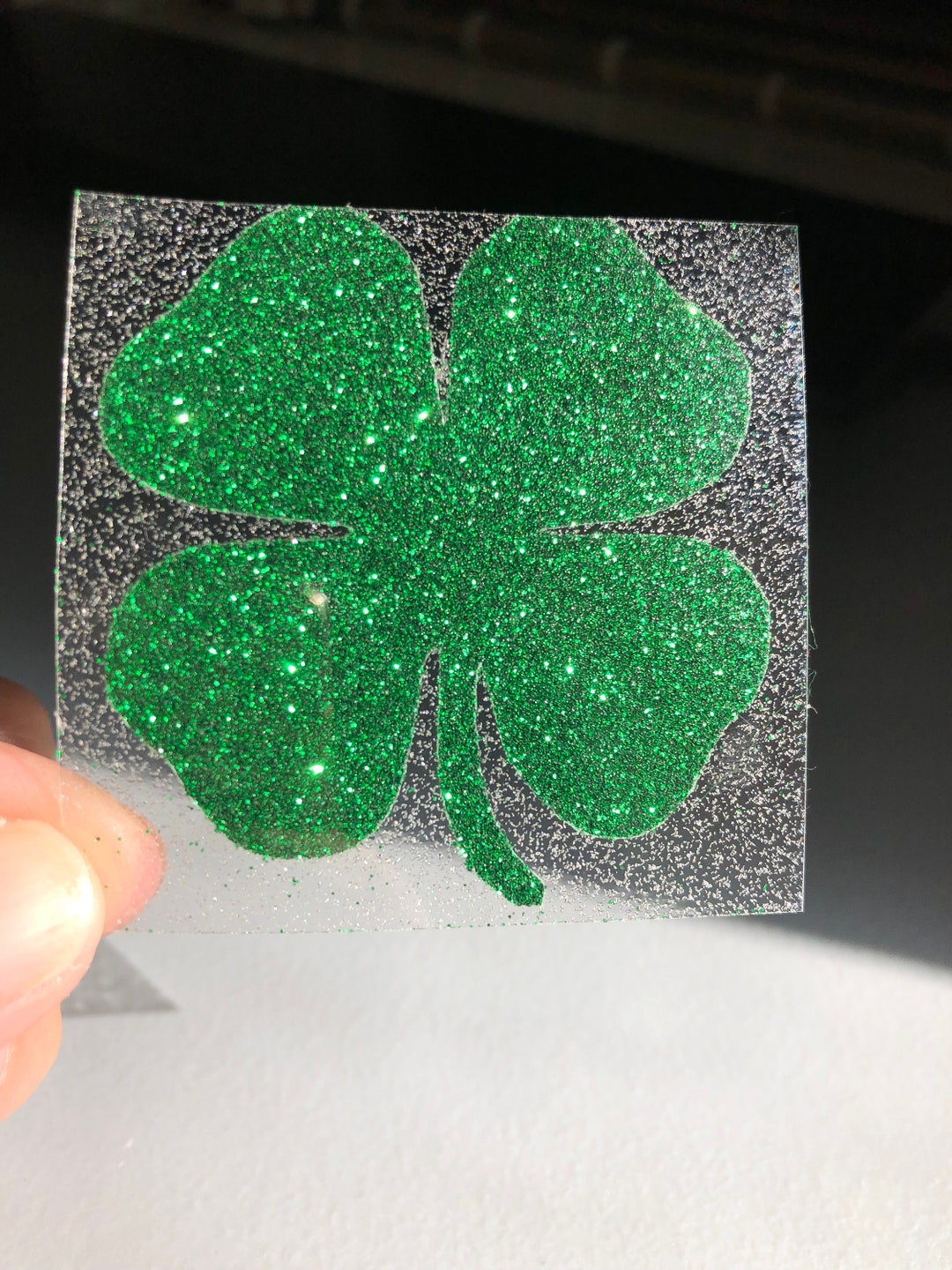Four Leaf Clover Iron on Decal | St Patrick’s Day Clover Iron on Decal ...