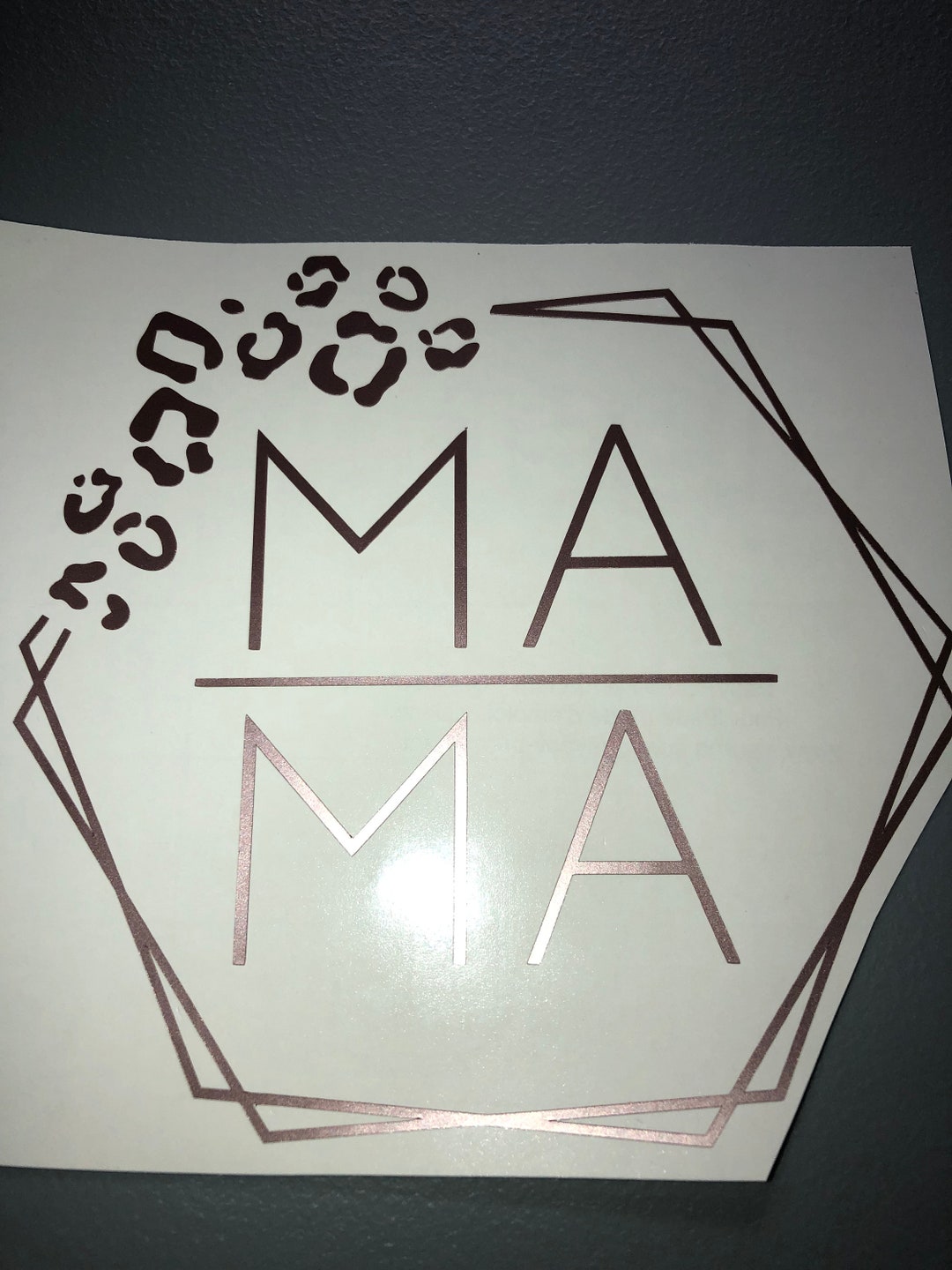 Mama Vinyl Decal | Mama Decal | Mama Car Window Decal | Cheetah Mama ...