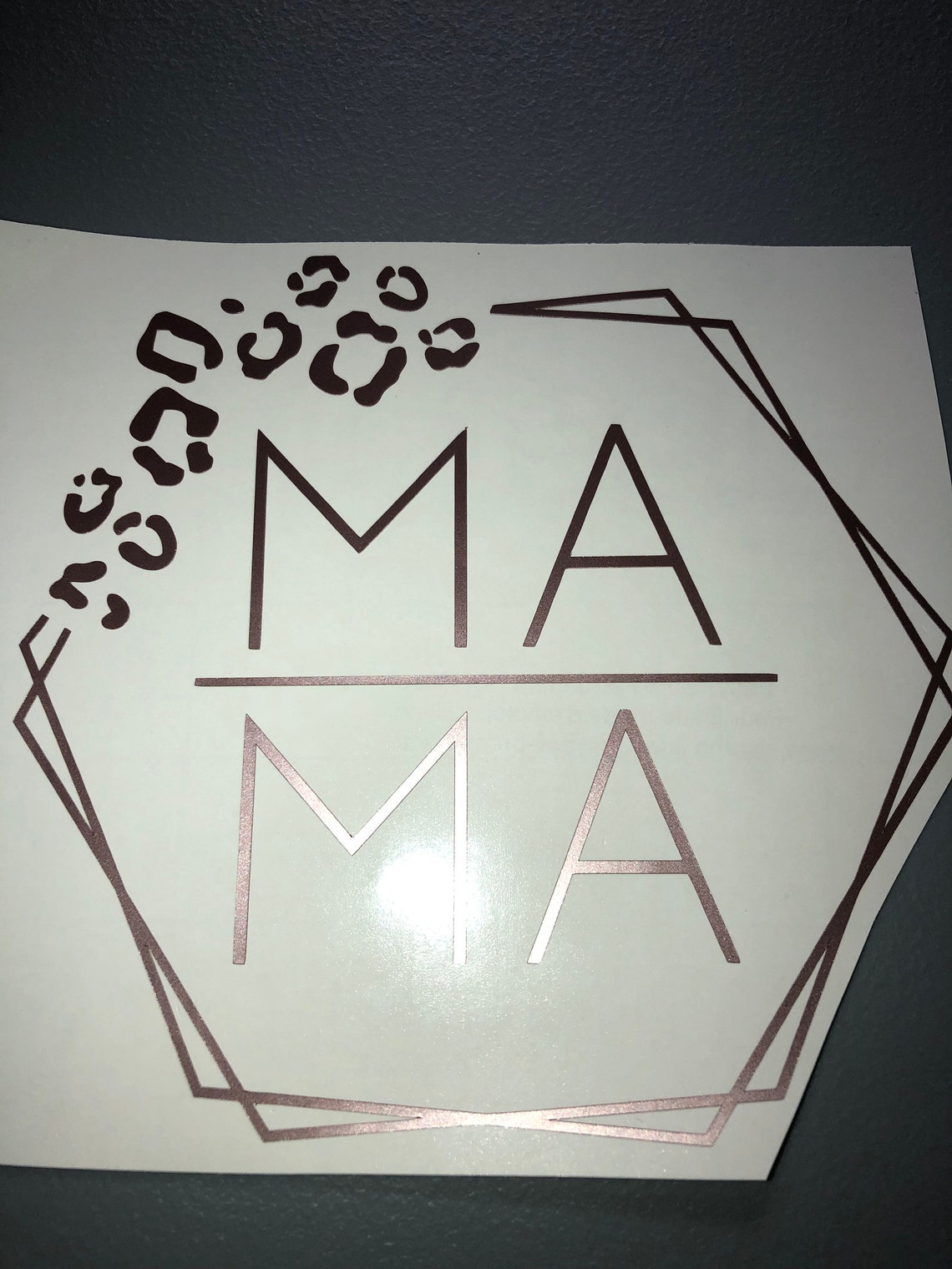 Mama Vinyl Decal | Mama Decal | Mama Car Window Decal | Cheetah Mama ...