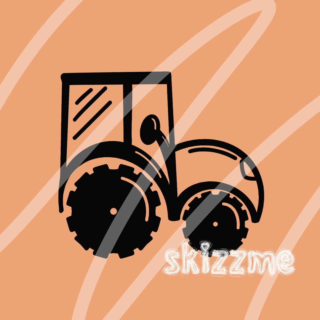 Plotterdatei Traktor SVG und PNG Datei - Etsy.de