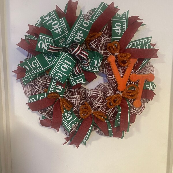 Virginia Tech Wreath - Etsy